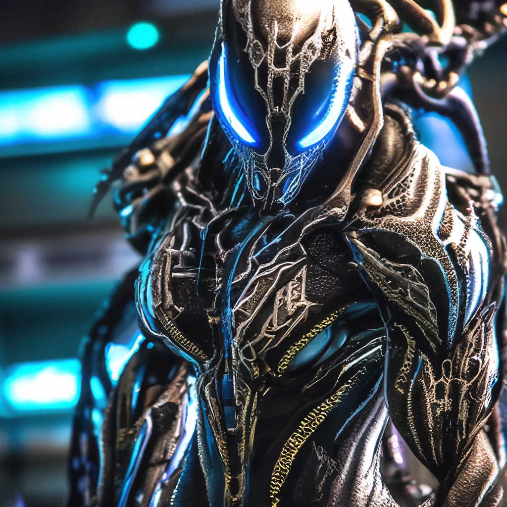 "Realism, realistic, 3d, biomechanics, venom and android symbiote ...
