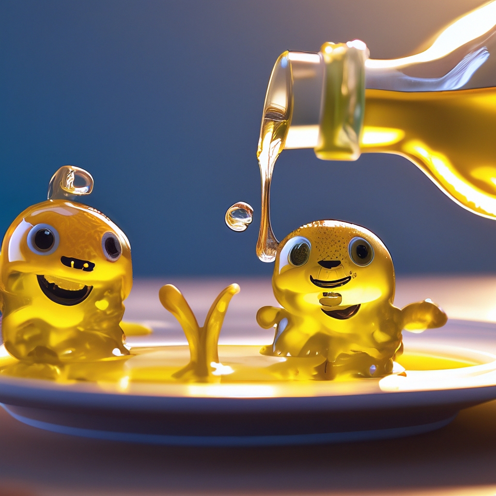 "Nonsense in vegetable oil there are two very cute funny ...
