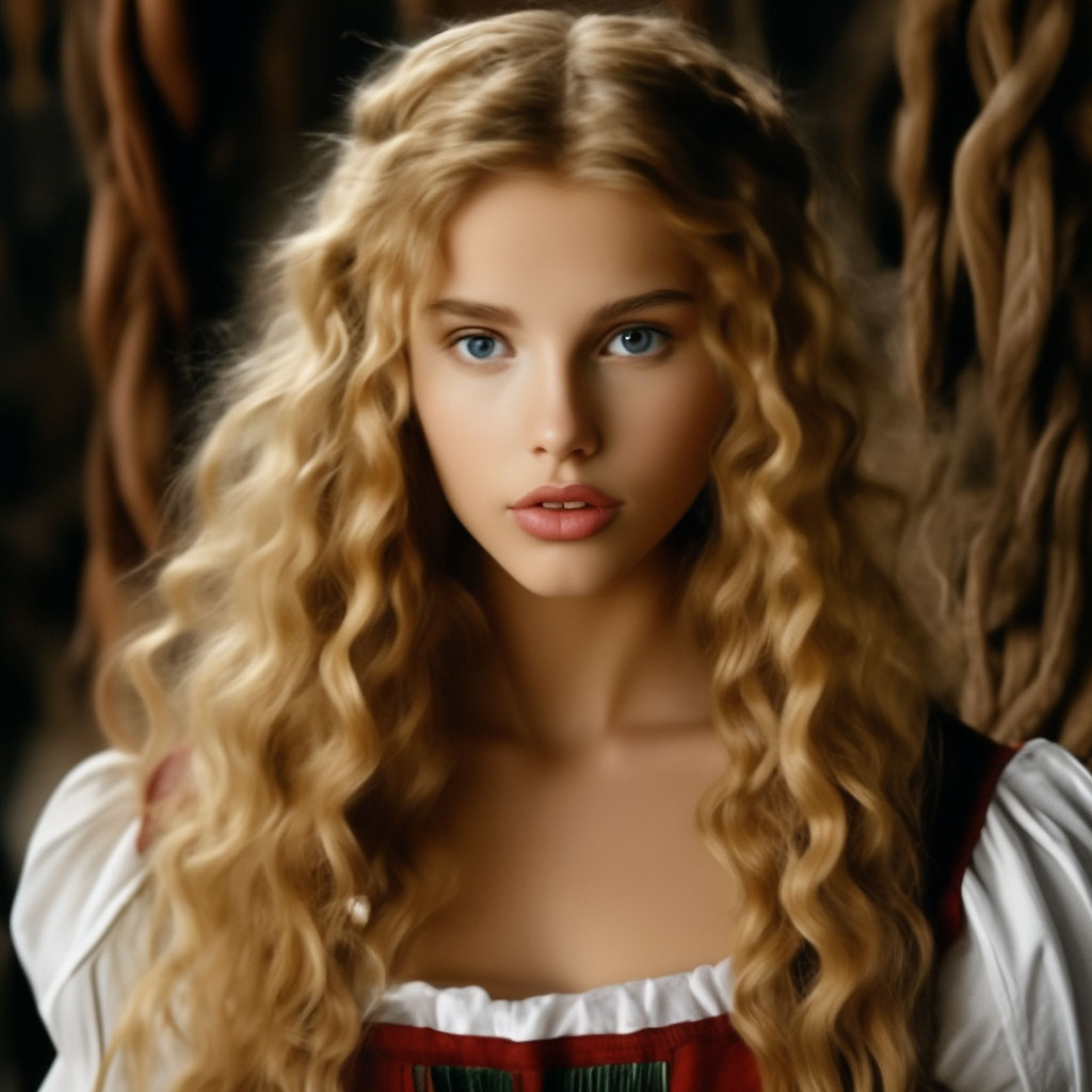 "Goldilocks czech princess" — image created in Shedevrum
