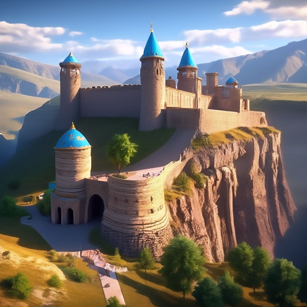 "Dagestan. Derbent. Fortress. Bright, beautiful, hyperreal ...
