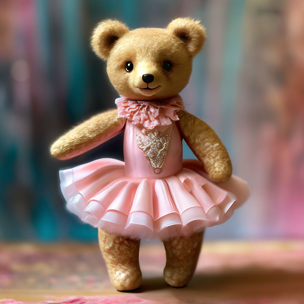 "The ballerina bear" — image created in Shedevrum