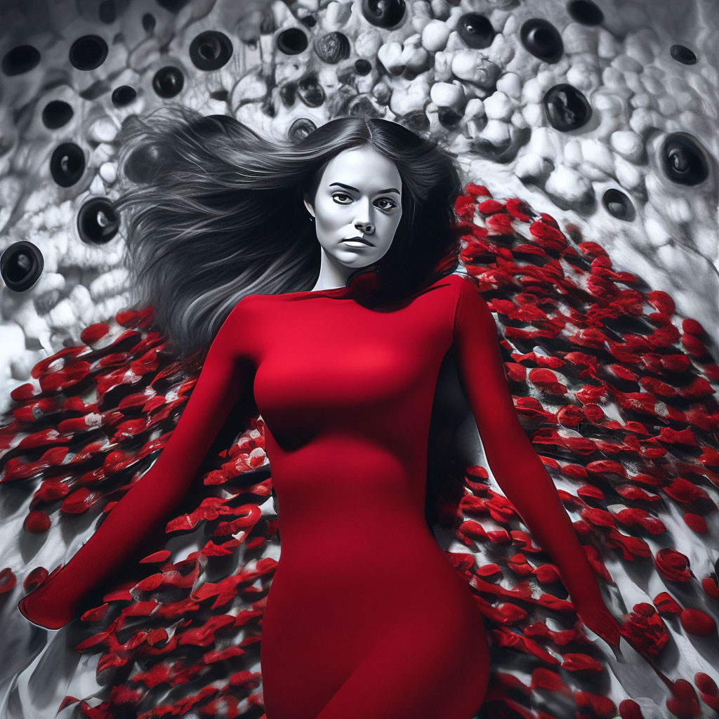 "Studio light, professional photo, chiaroscuro, top view, mutation ...