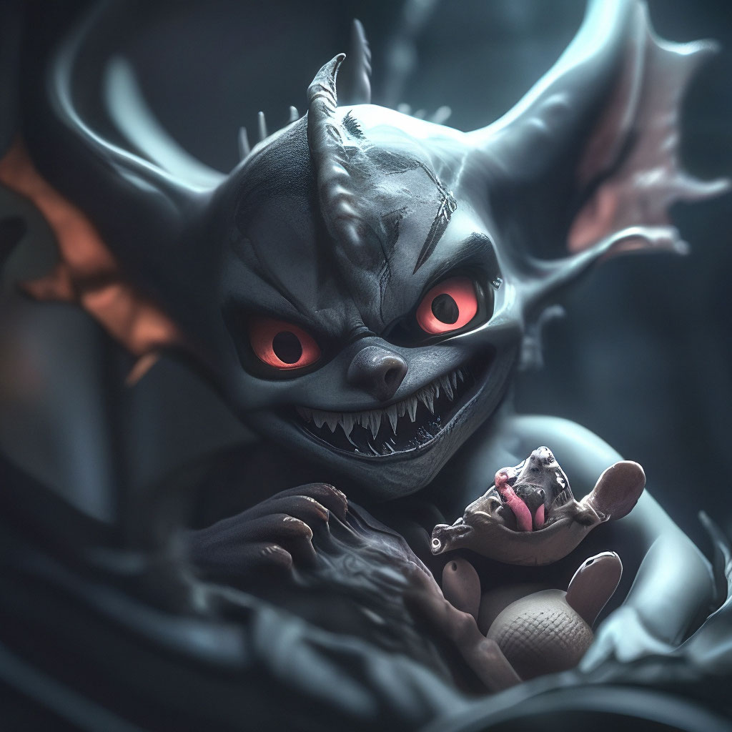 "In the eyes of darkness, darker than the most terrible night ...