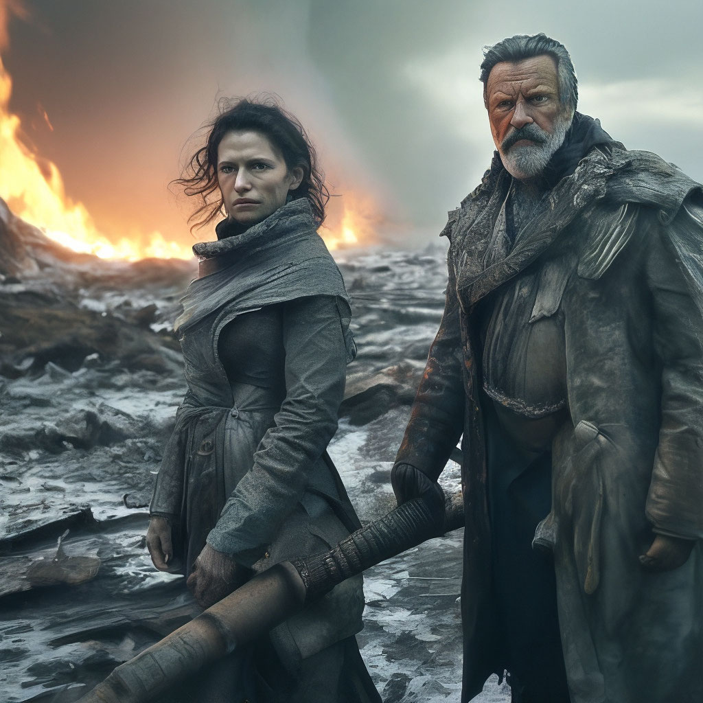 "Guldar and Dima" — image created in Shedevrum