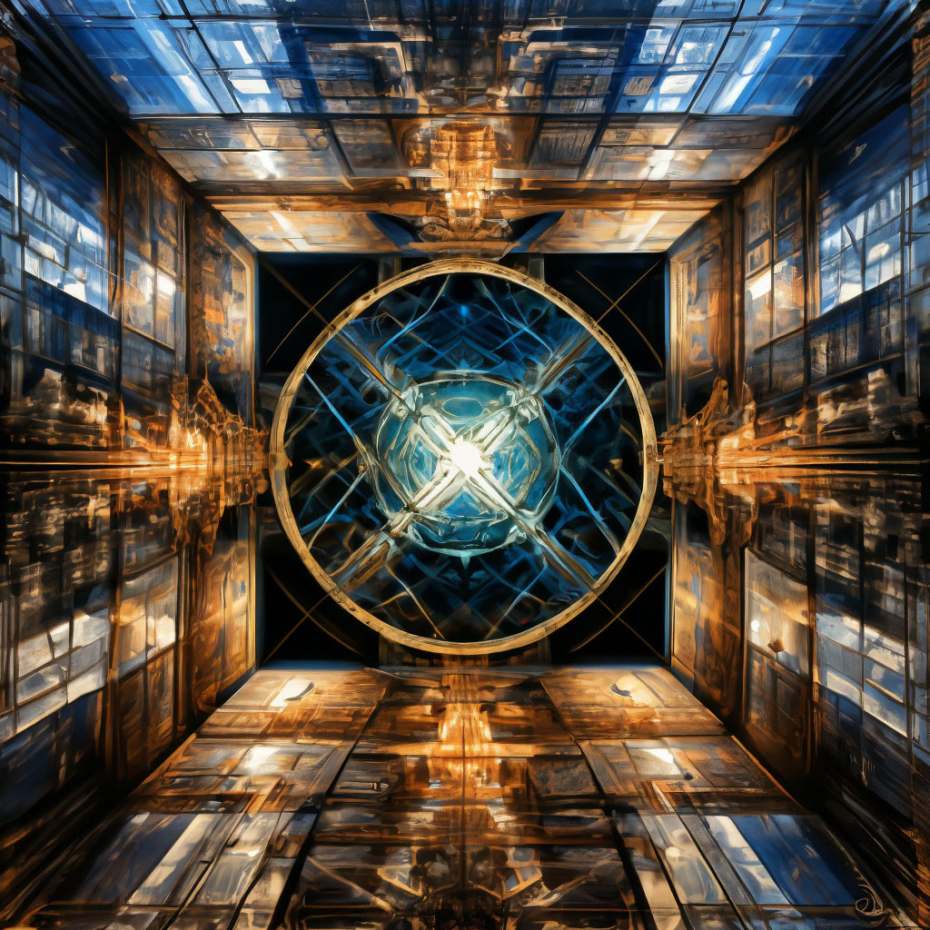 "Four-dimensional dimensional space" — image created in Shedevrum