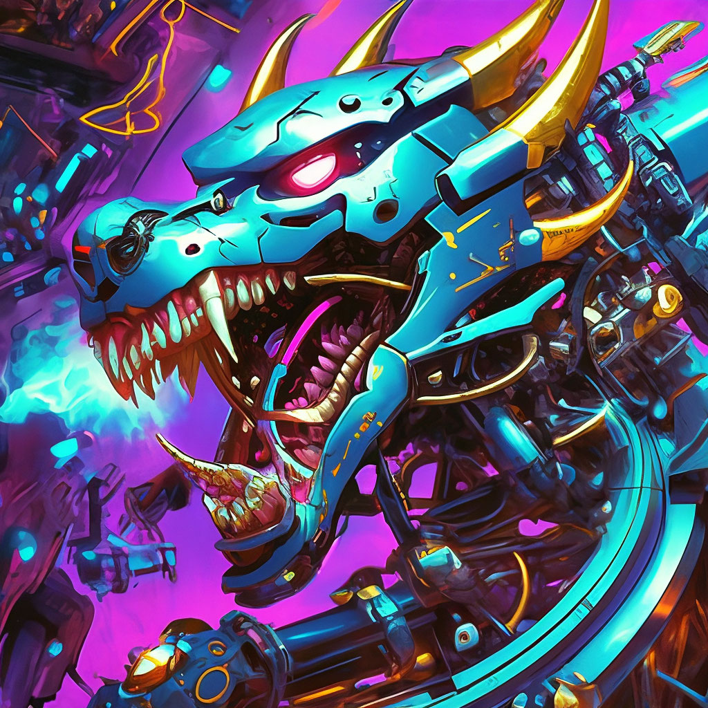 "The Poster Is An All-Metal Mechanical Gorgon, Sharp Fangs, Smiles ...