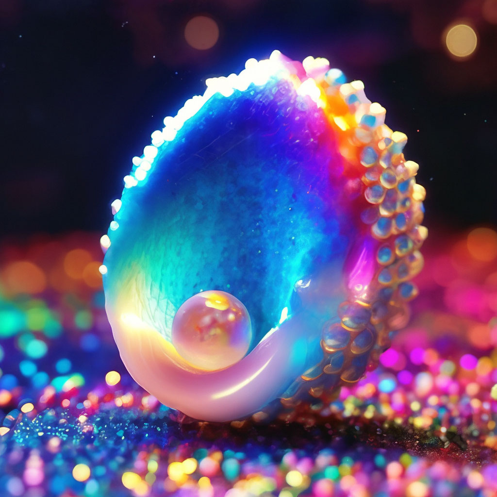 "The rarest and most beautiful pearl in the world of iridescent color ...
