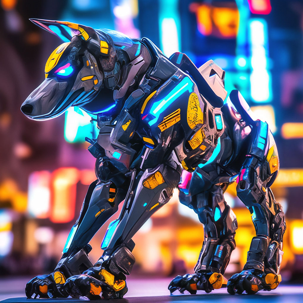 "Ultra neo cyber viber mega patched robot made of carbon fiber and ...