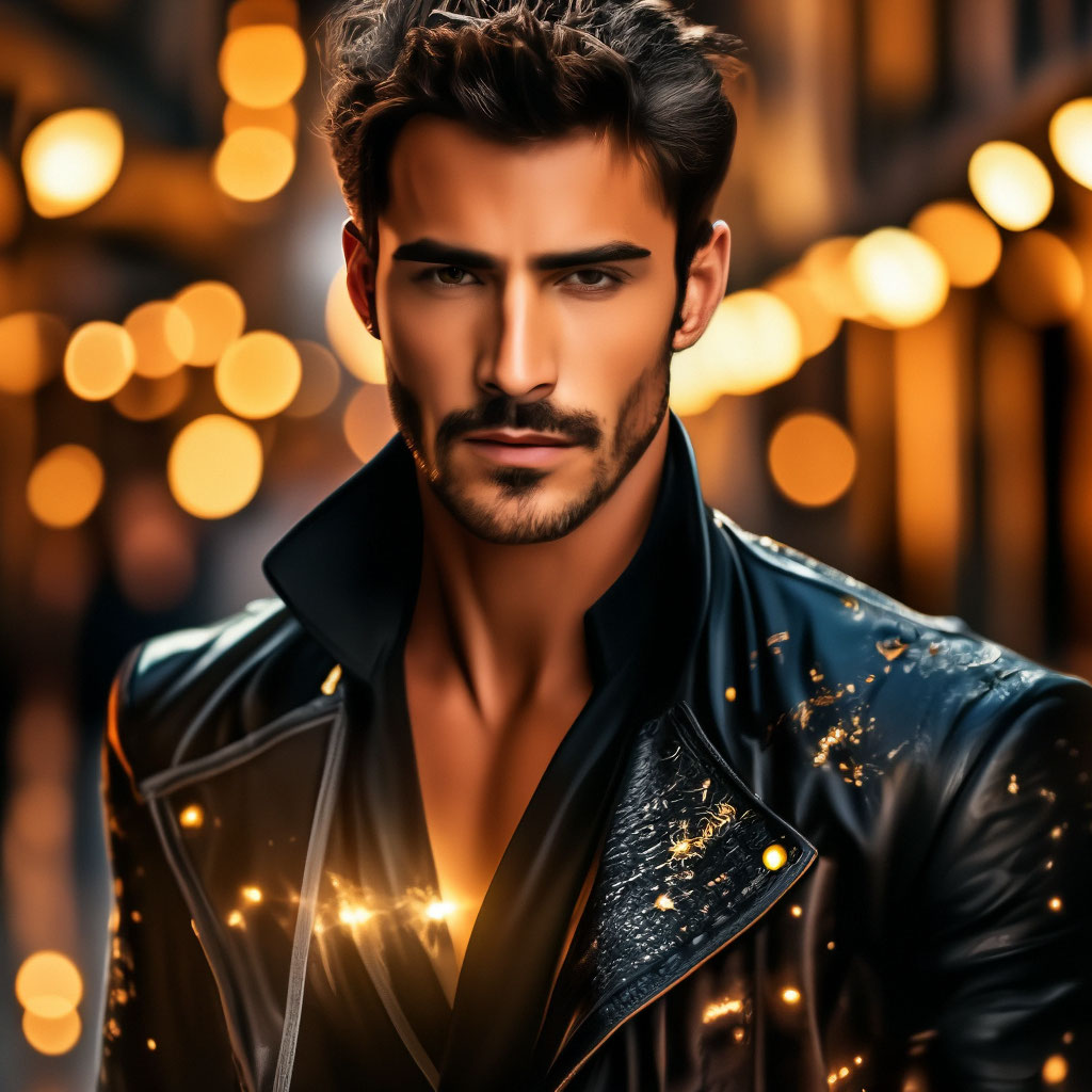 "Sparkling sparkling look. the guy is a bright passionate Spaniard ...