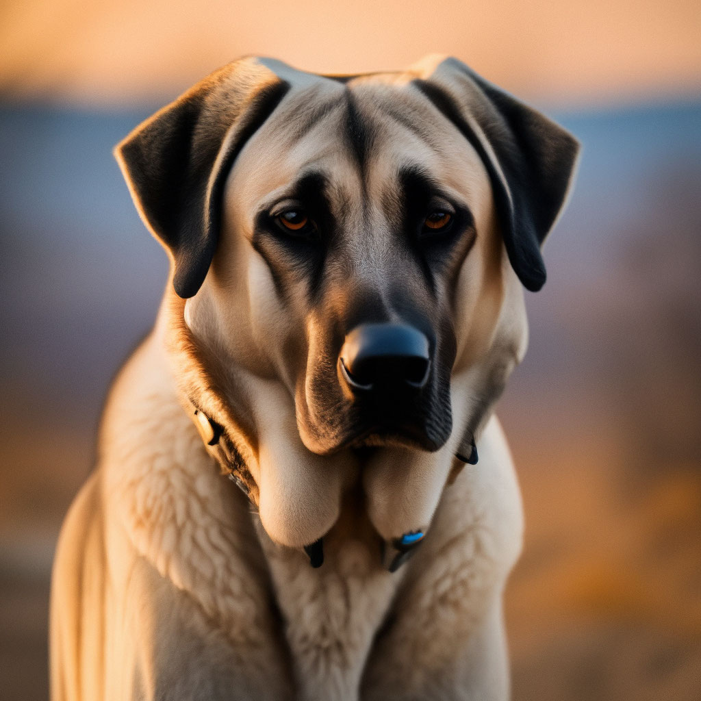 "Beautiful powerful kangal" — image created in Shedevrum