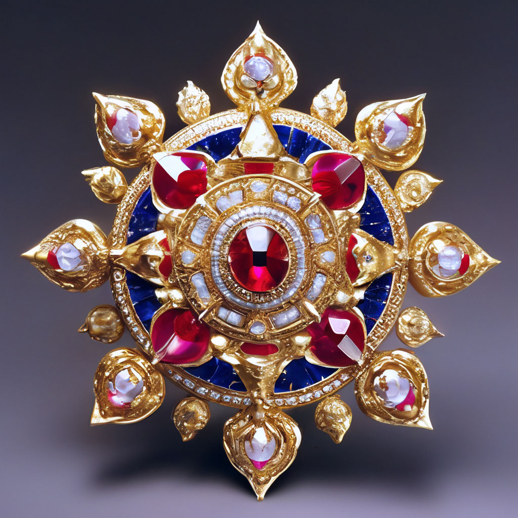 "The ancient vajra of the gods… made of pure gold, inlaid with rubies ...