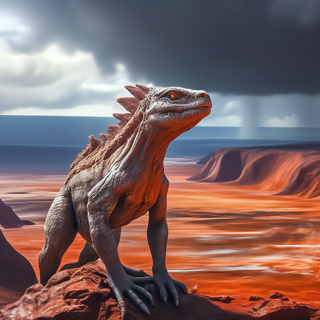 "An unprecedented animal in an alien landscape is beautiful,lumen ...