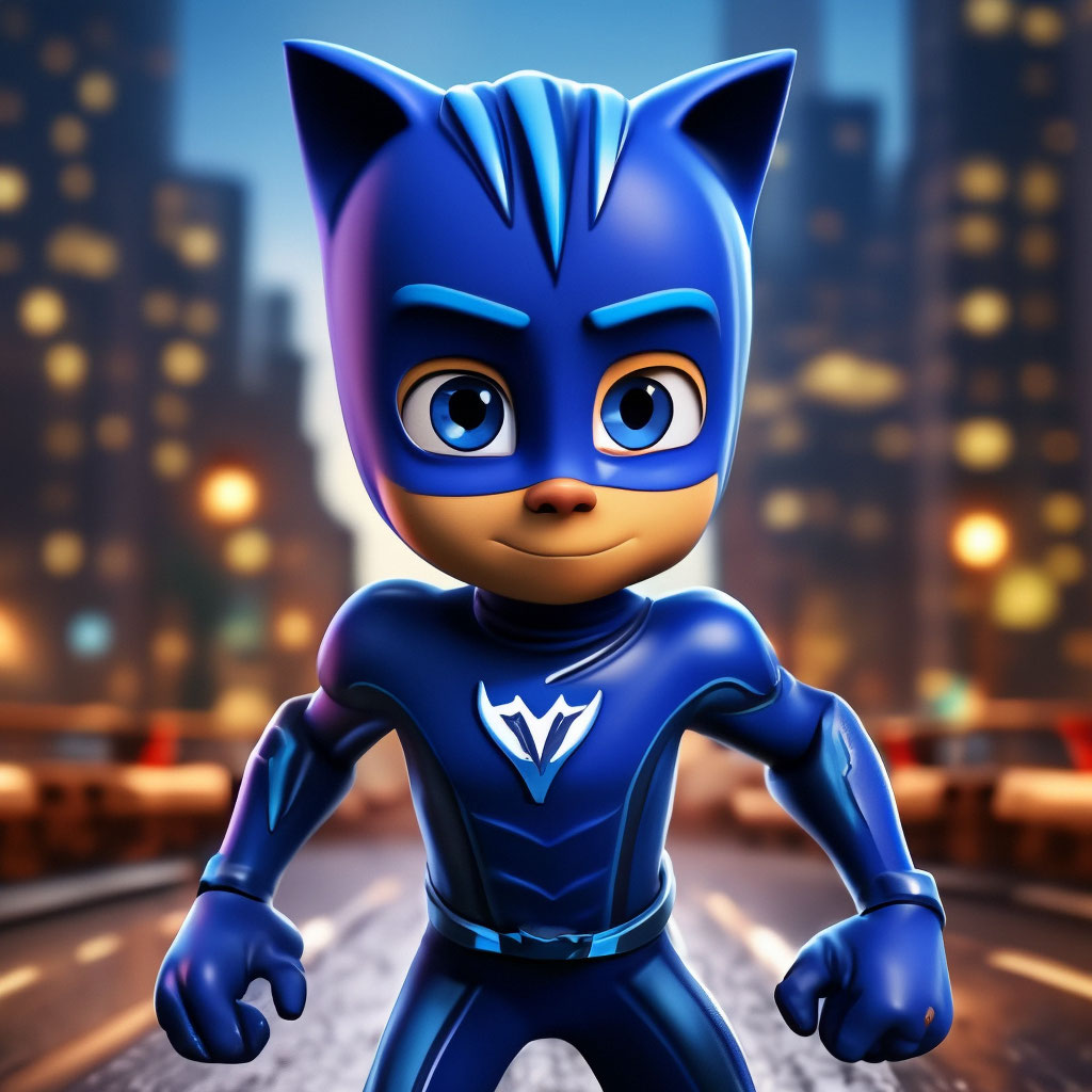 "Ketboy, a superhero from the animated series Heroes in Masks" — image ...