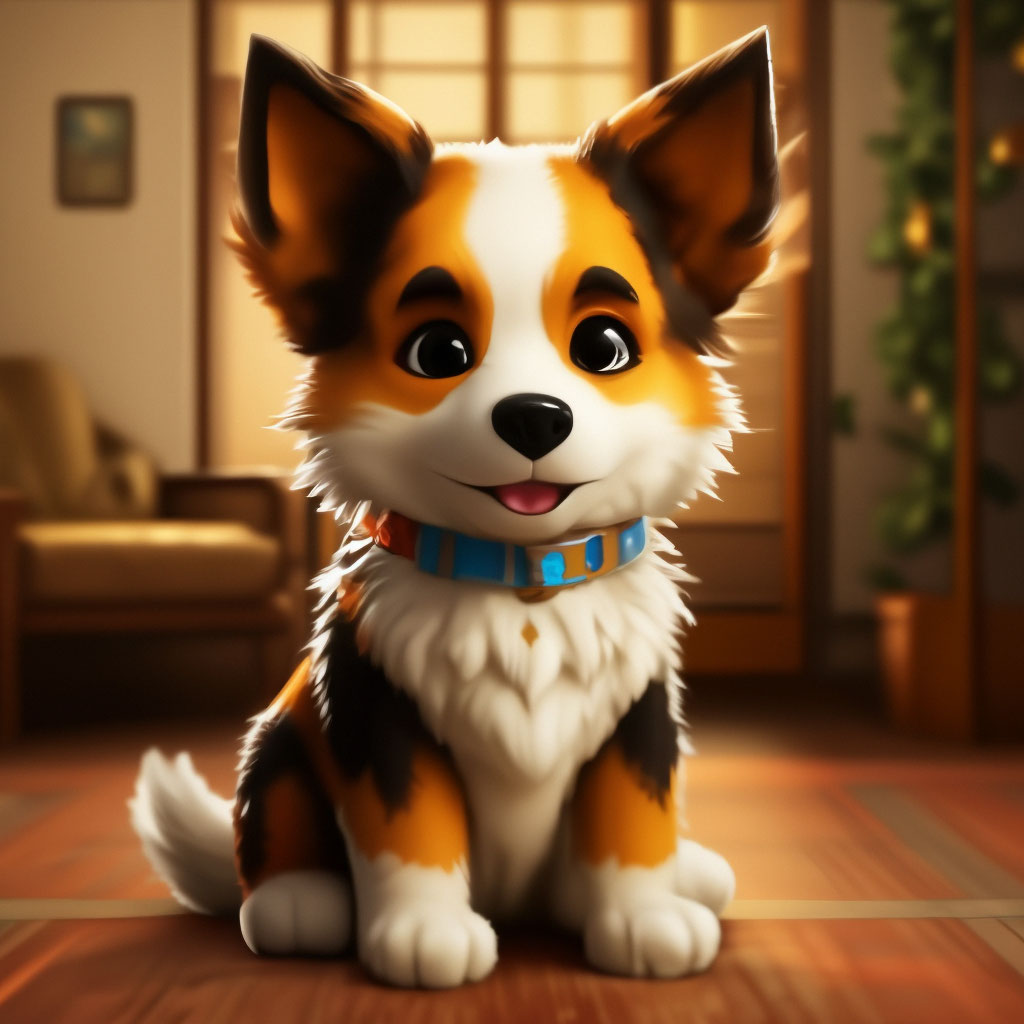"Pixel petz" — image created in Shedevrum