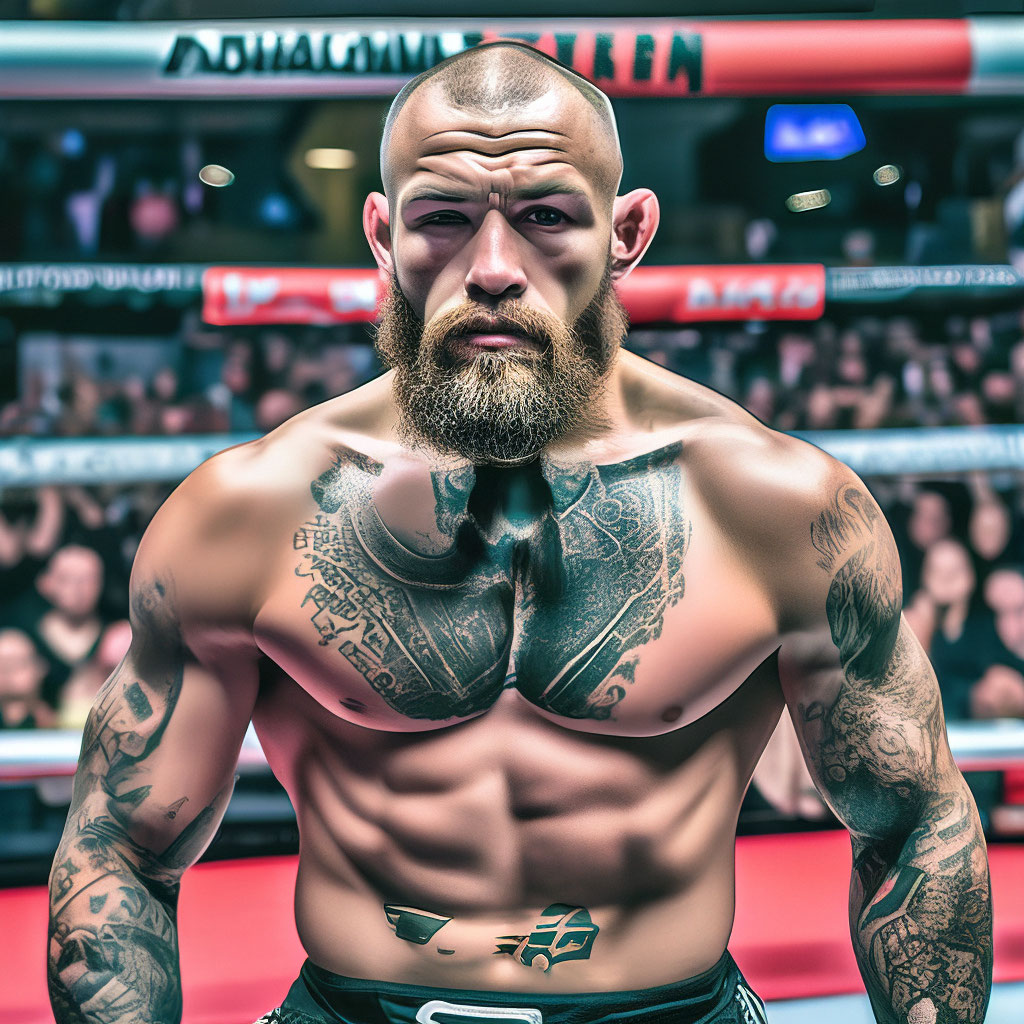 "UFC" — image created in Shedevrum