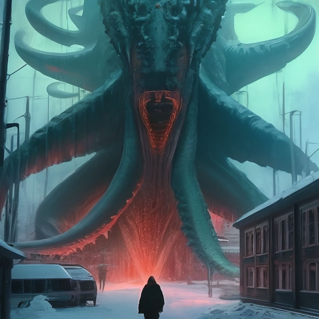 "The poster: Detailed Painting: color aberration: shadow aberration ...