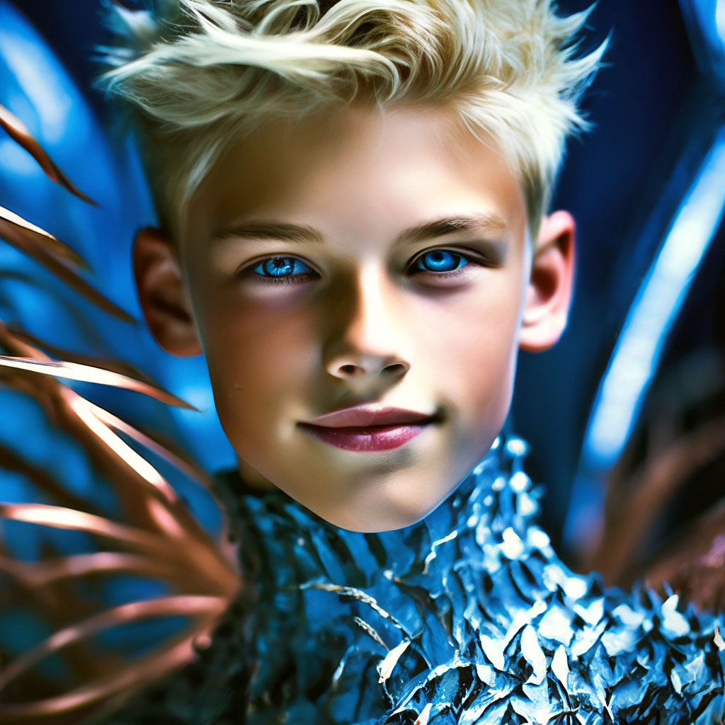 "A photo for a magazine, a very handsome boy, a white-toothed smile, a ...