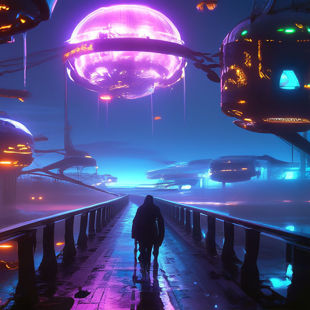 "Distant lands in the style of "Halloween", biotech capsules of ...