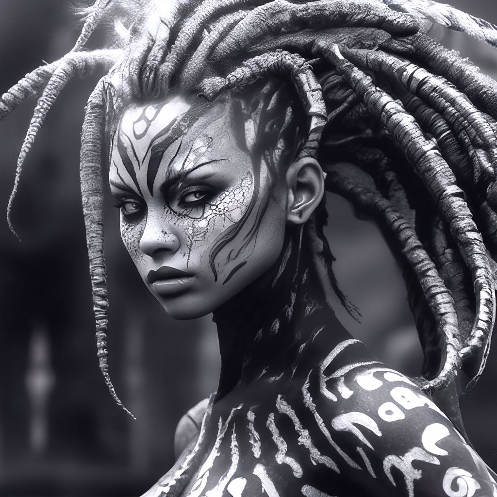 "Hyperrealistic. beautiful mutant girl, full body, posing, general plan ...