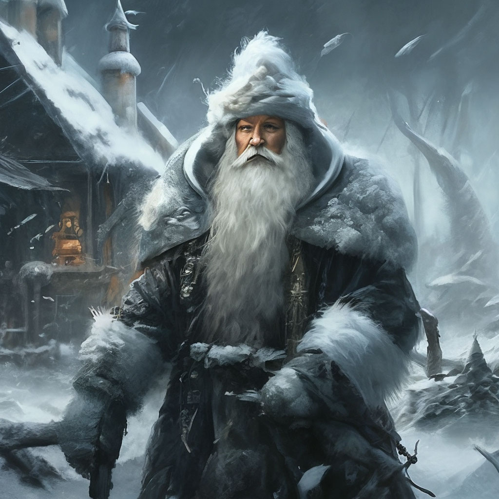 "Father Frost from Russian fairy tales" — image created in Shedevrum