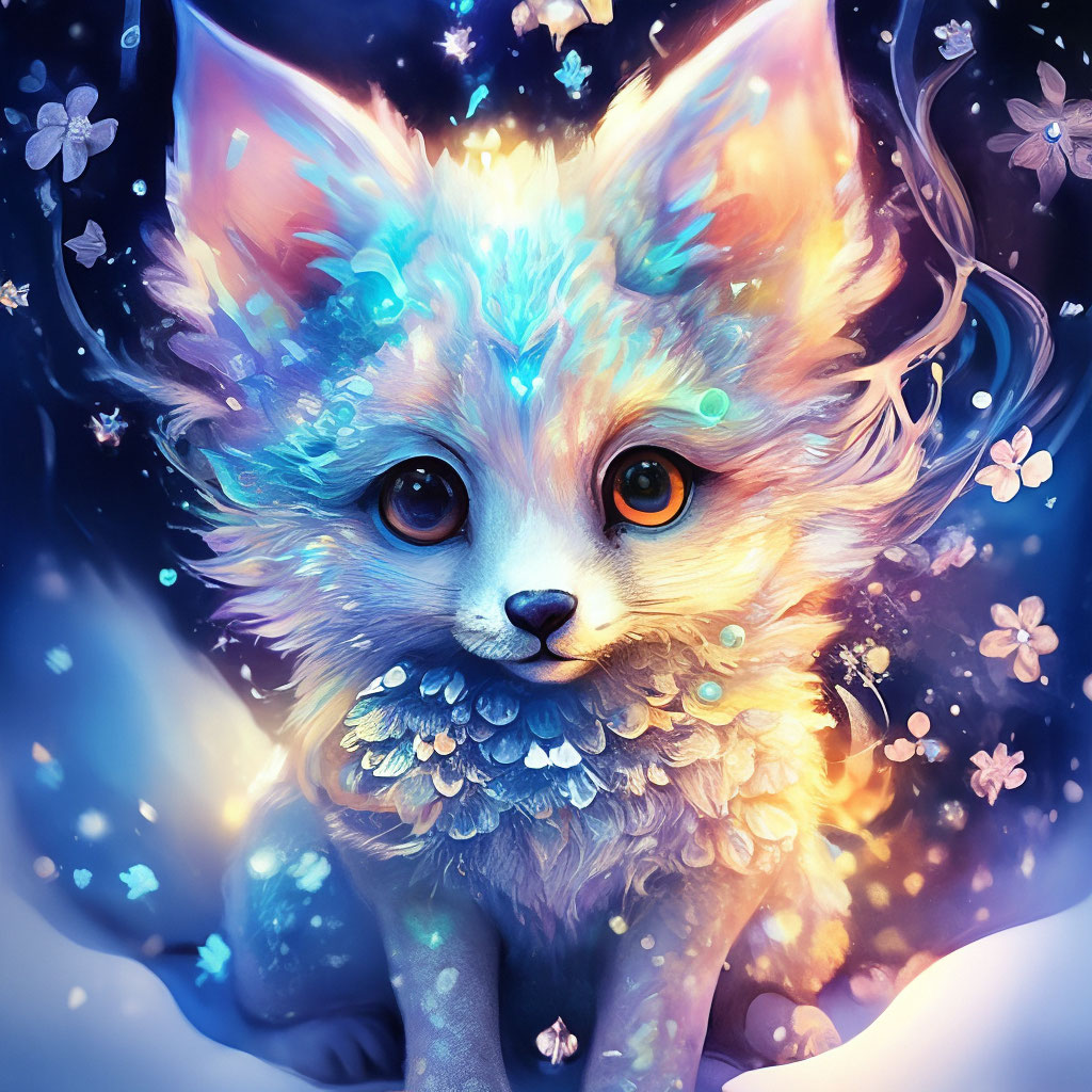 "Three-dimensional watercolor, drawing, photorealism, realistic, magic ...
