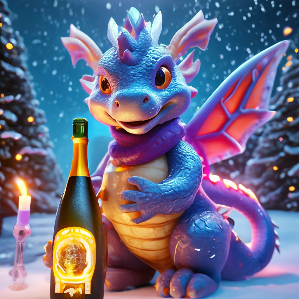 "Hyperrealism, hybrid, cute, cheerful bee dragon in a hood sits by an ...