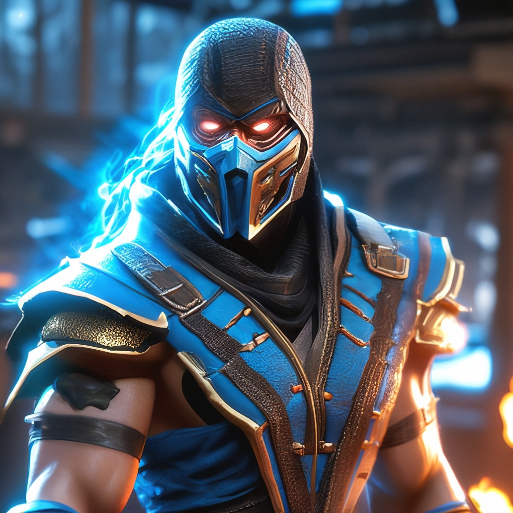 "Noob Saibot, Sub Zero, Mortal Kombat, Realism, High quality" — image ...