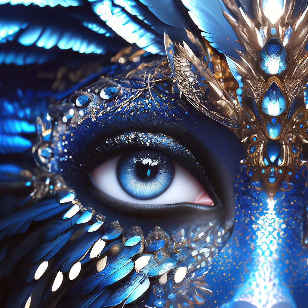 "Hyper-realism beautiful black anthropomorphic machine, fiery wings and ...