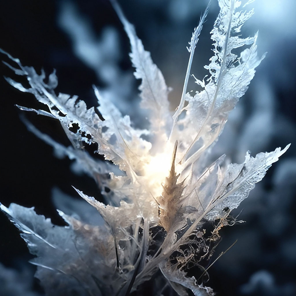 "Burn to shine! flashes of white magic in the dark young shoots ...