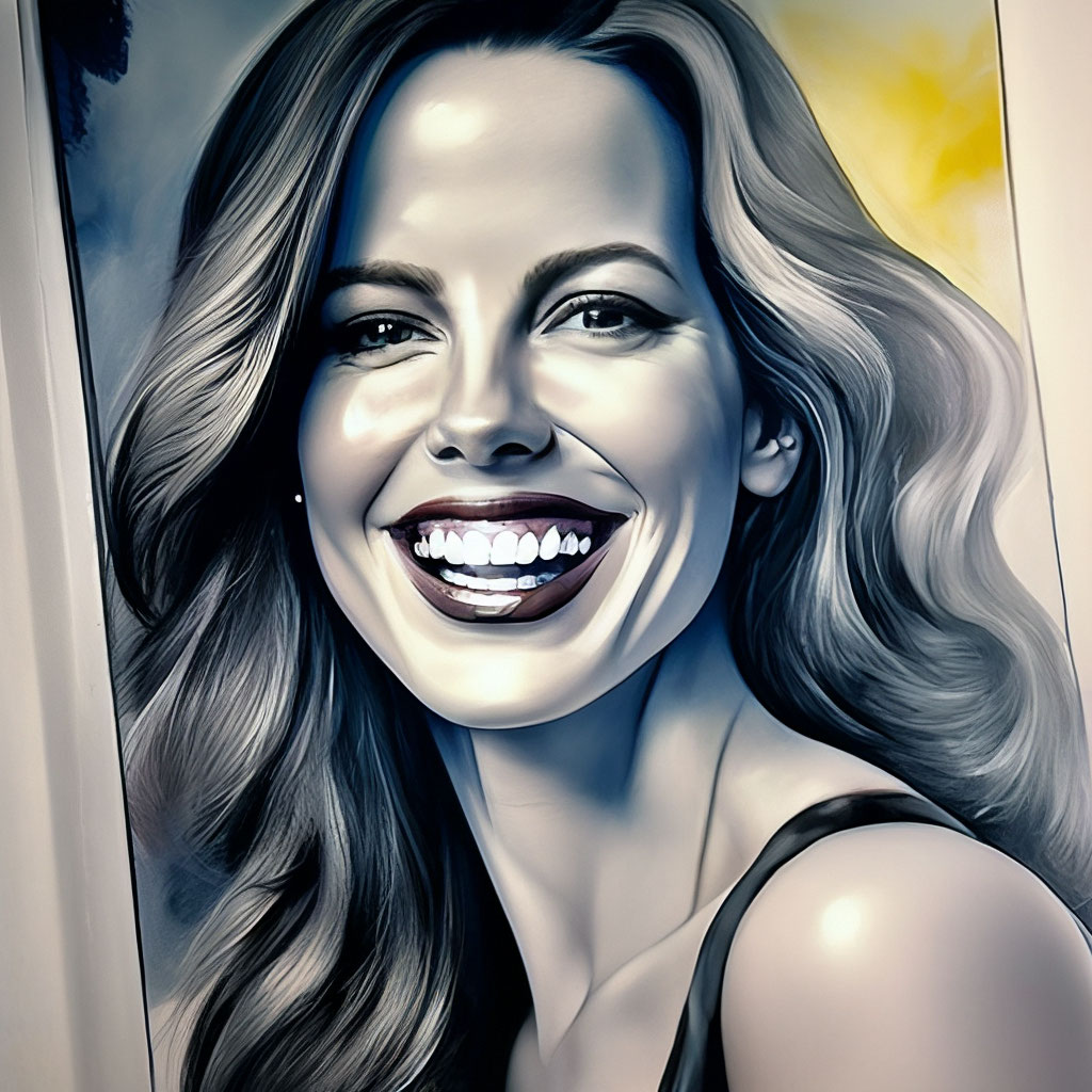 "Art on display glass, aerosol watercolor, obsidian contour ink ...