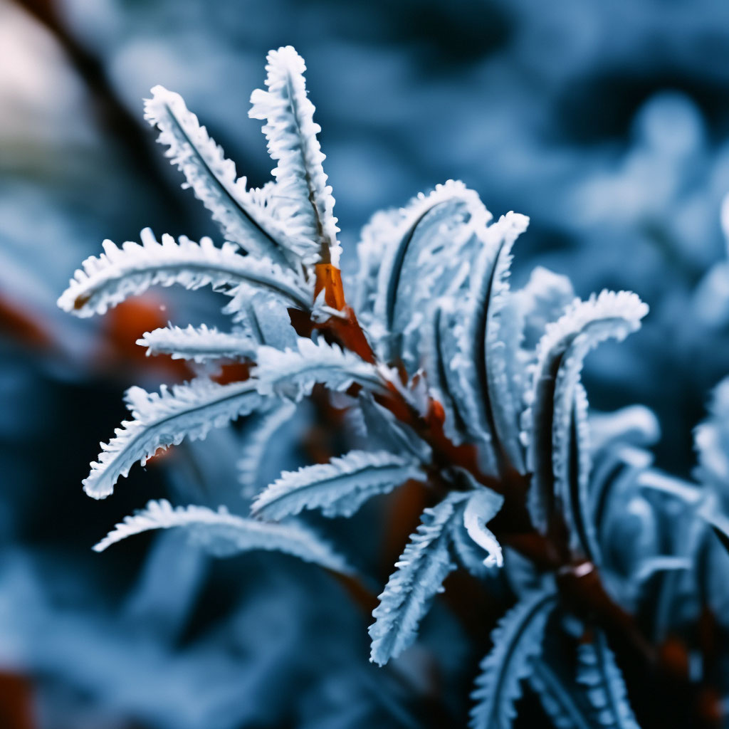 "Frozen nature" — image created in Shedevrum