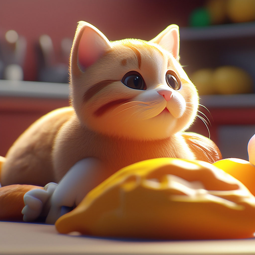 "Cat potato" — image created in Shedevrum