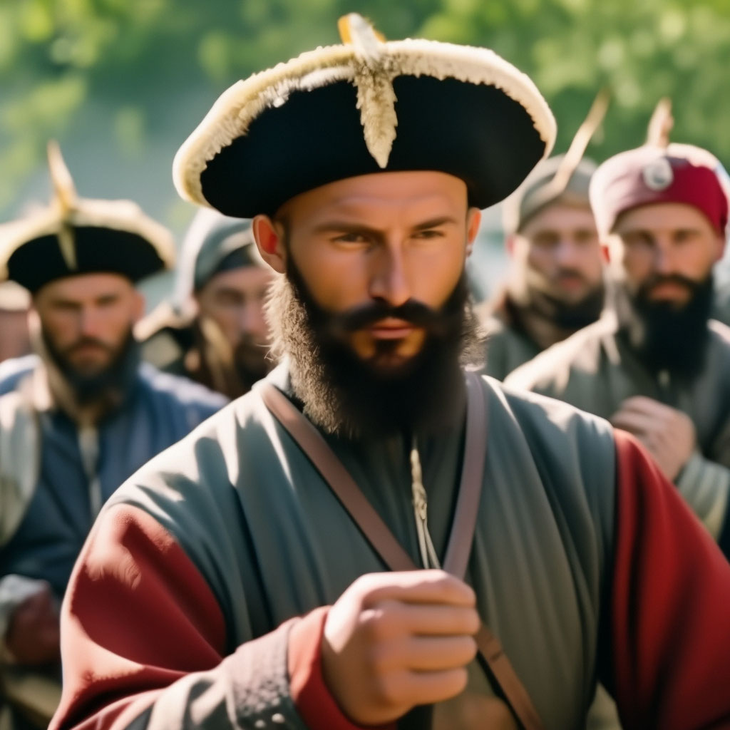 "XVI century, Don Cossacks, traditional wedding of the Don Cossacks, 4k ...