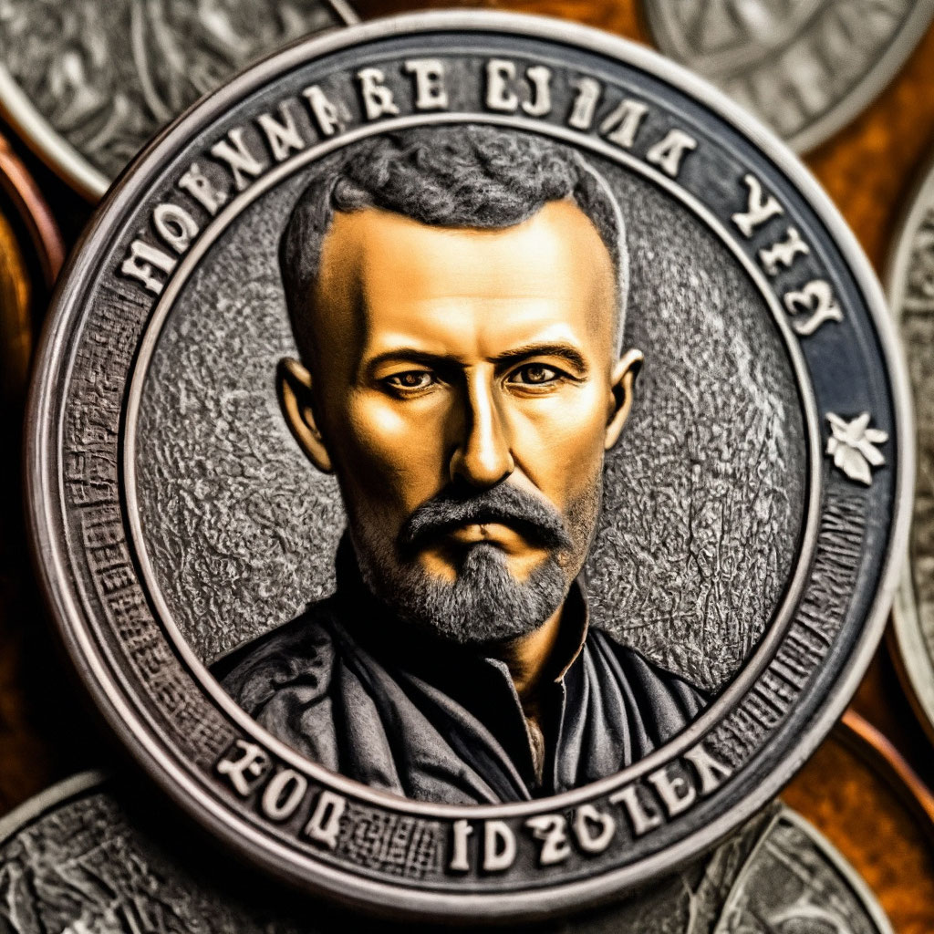 "One Lukash coin with the image of the leader" — image created in Shedevrum
