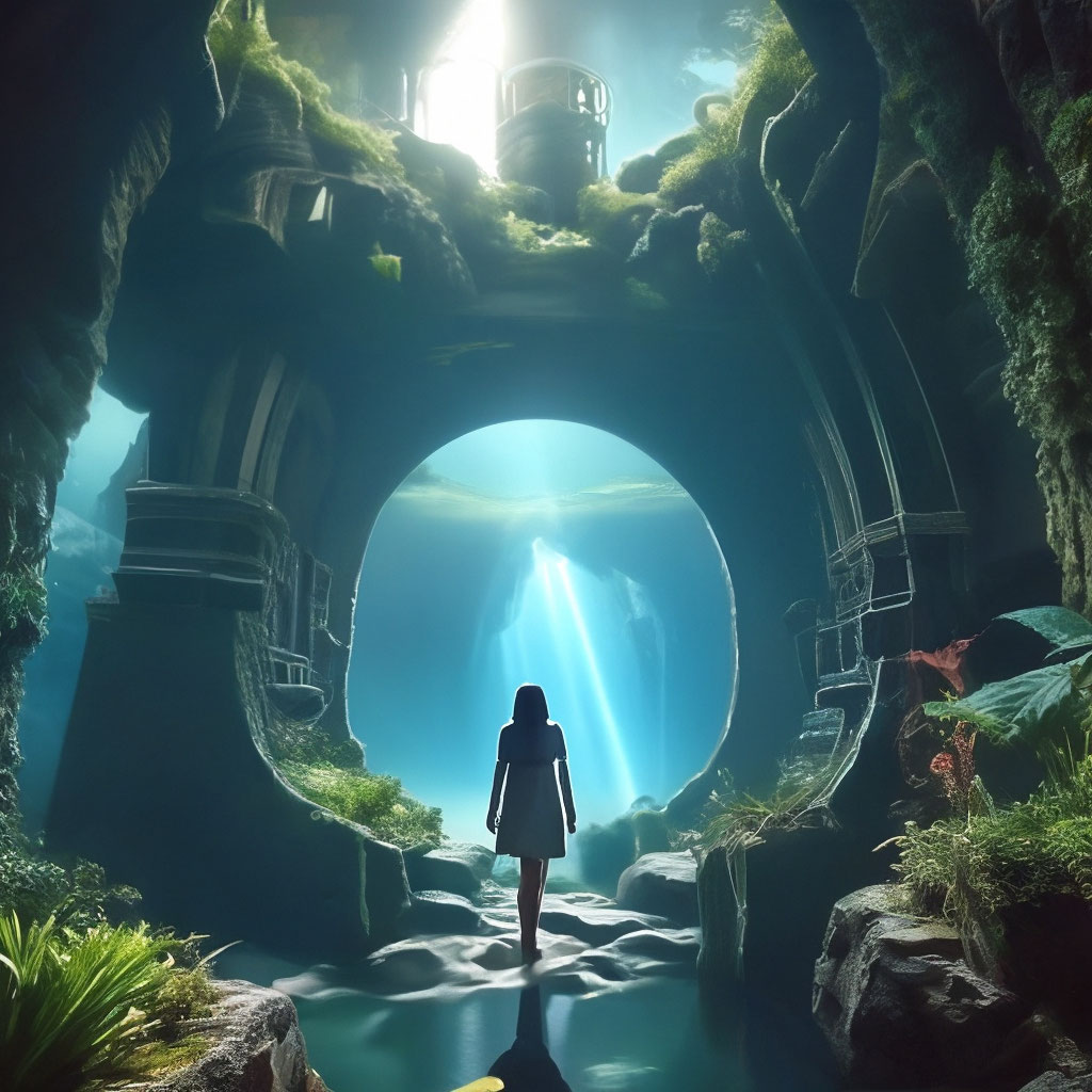 "Another world,hidden from people, mystery, aesthetically pleasing ...