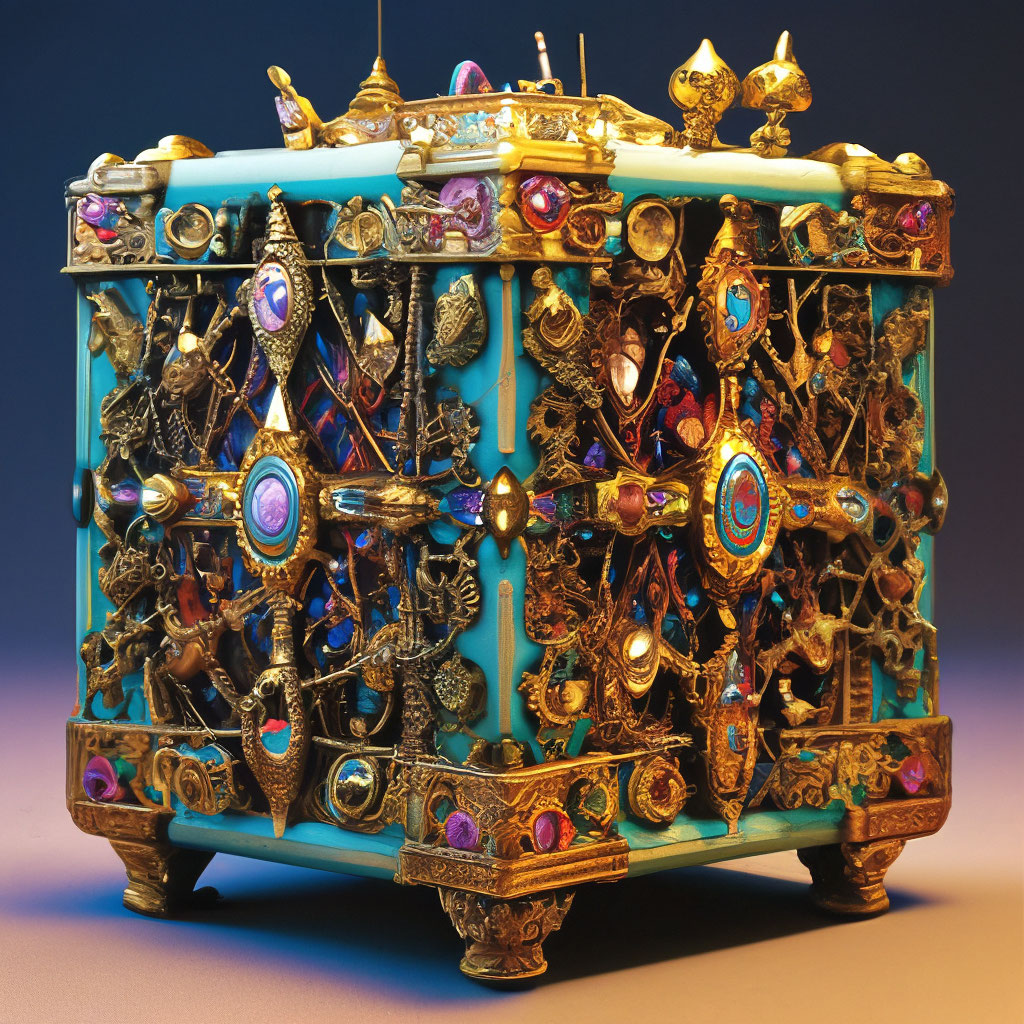"Pandora's box" — image created in Shedevrum