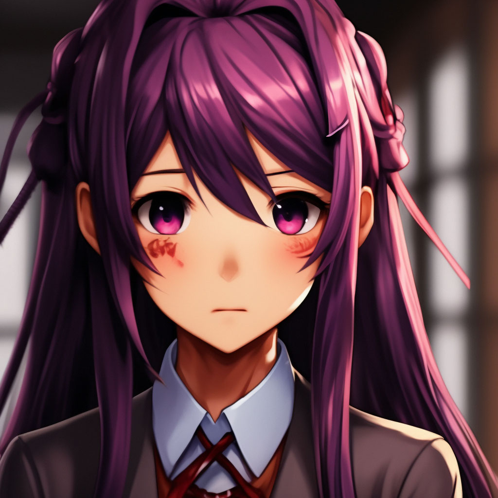 "Doki Doki Literature Club - act 2 «Very crazy Yuri + bl00d [horror ...