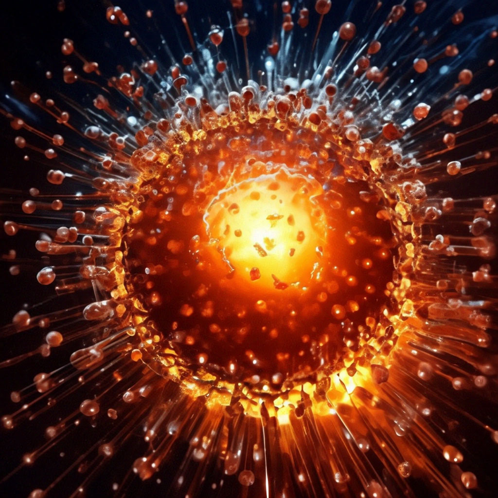 "Breaks the physics of nano particles" — image created in Shedevrum