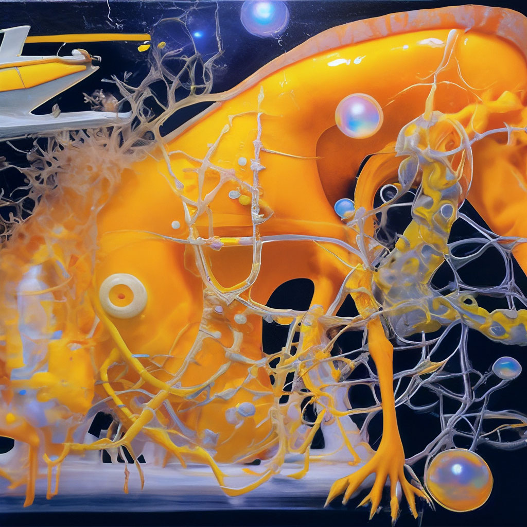 "Inversion of an orange yellow molecule, opal mineral, anatomy of an ...