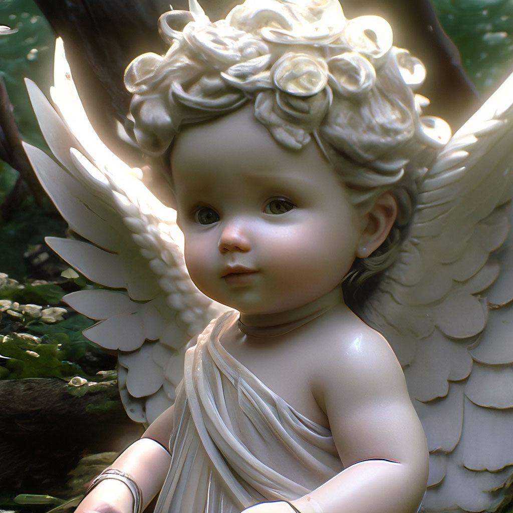 "My angel , angel baby angel hyperrealism, 3D y2k" — image created in ...