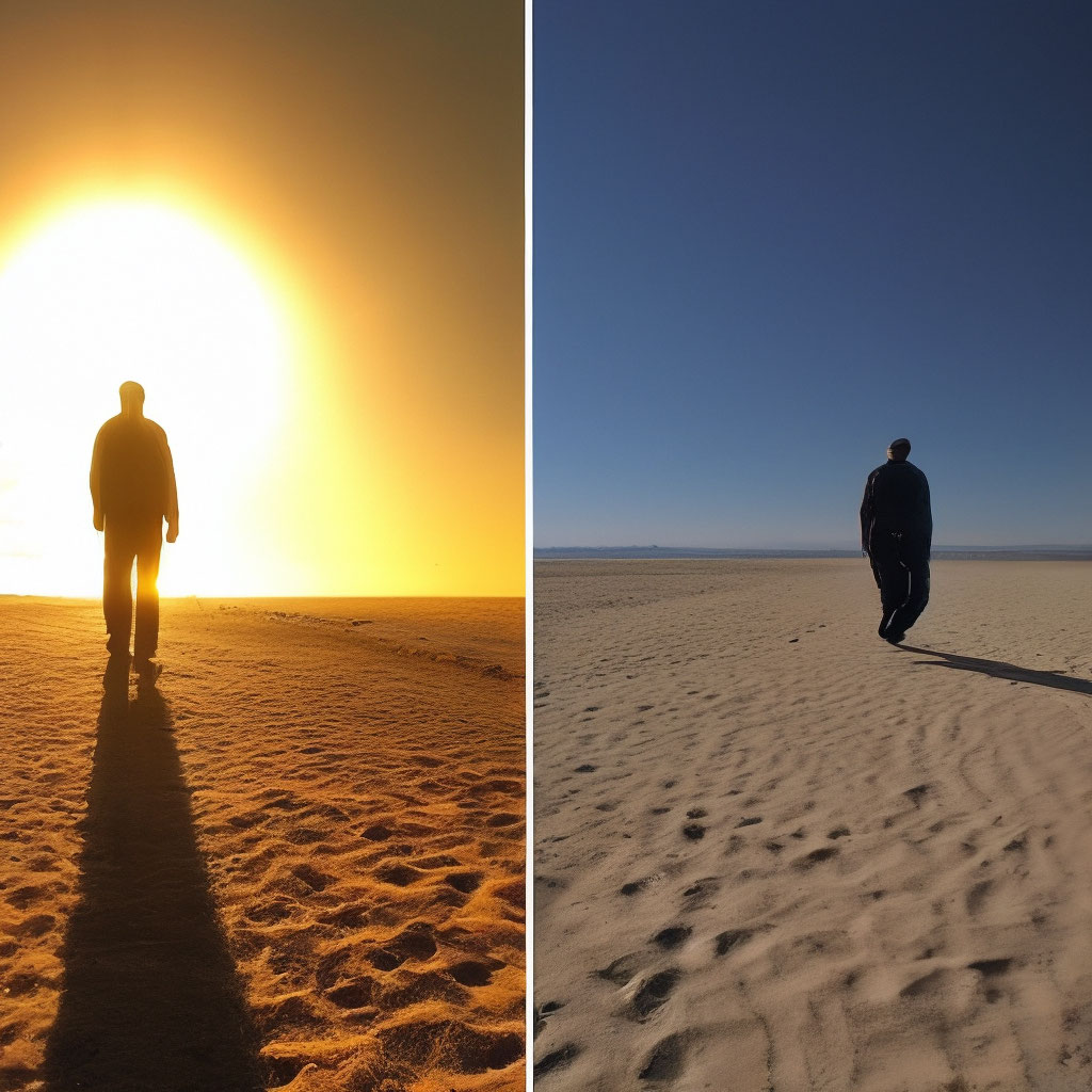"Sun - absolute fullness, Take out - absolute emptiness, absurd, true ...