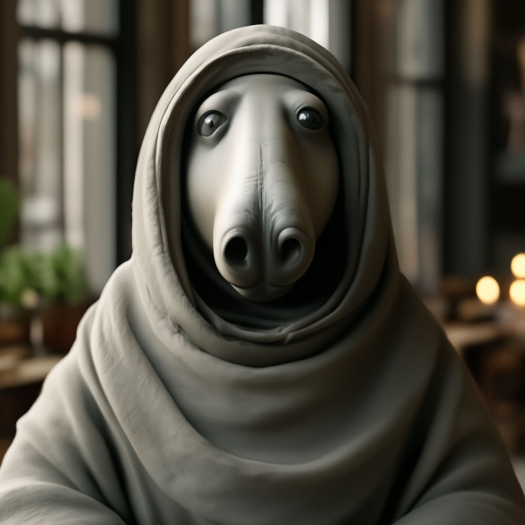 "Zhdun" — image created in Shedevrum