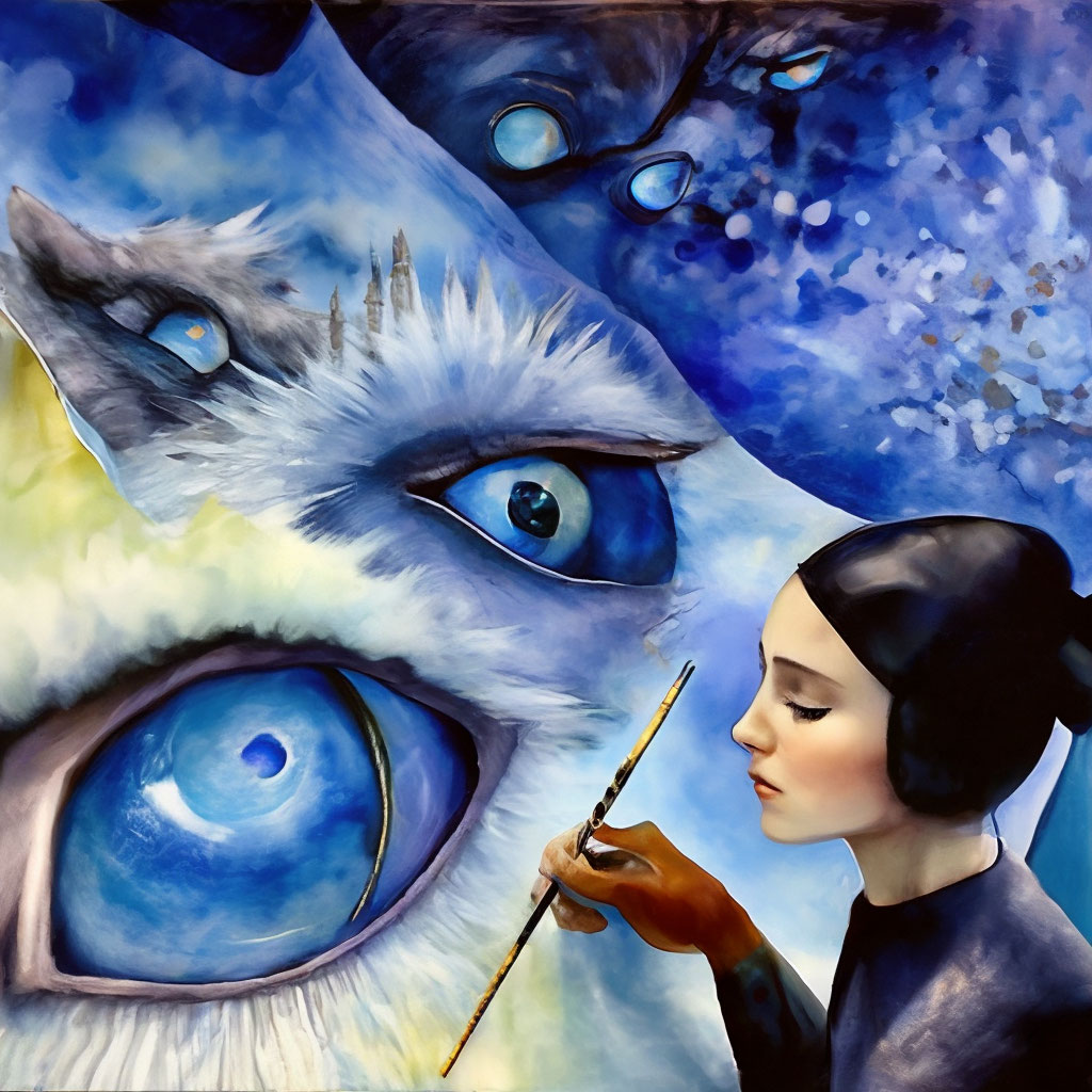 "Dreams about the world of Aldebaran in the style of an ancient ...