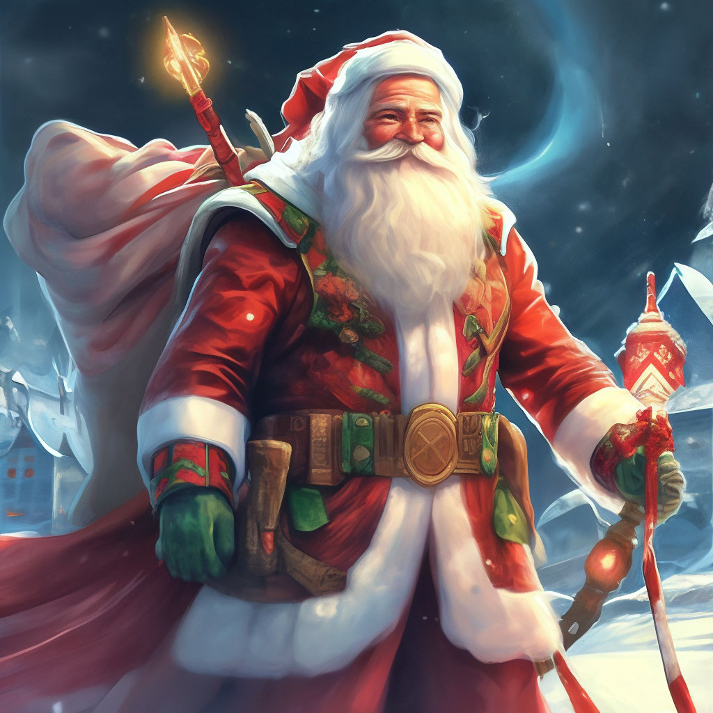 "Father Christmas" — image created in Shedevrum