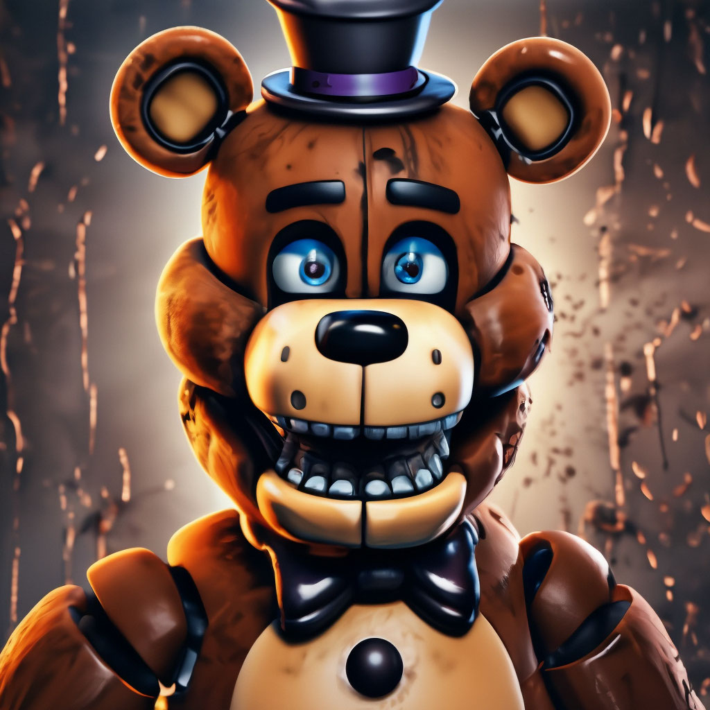 "Freddy's bear fnaf minus" — image created in Shedevrum