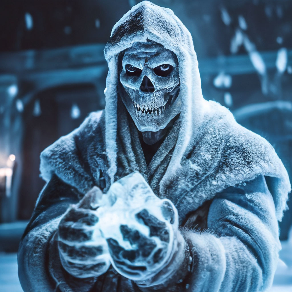 "Ice Zombie Master: His power lies in controlling cold and ice, he ...