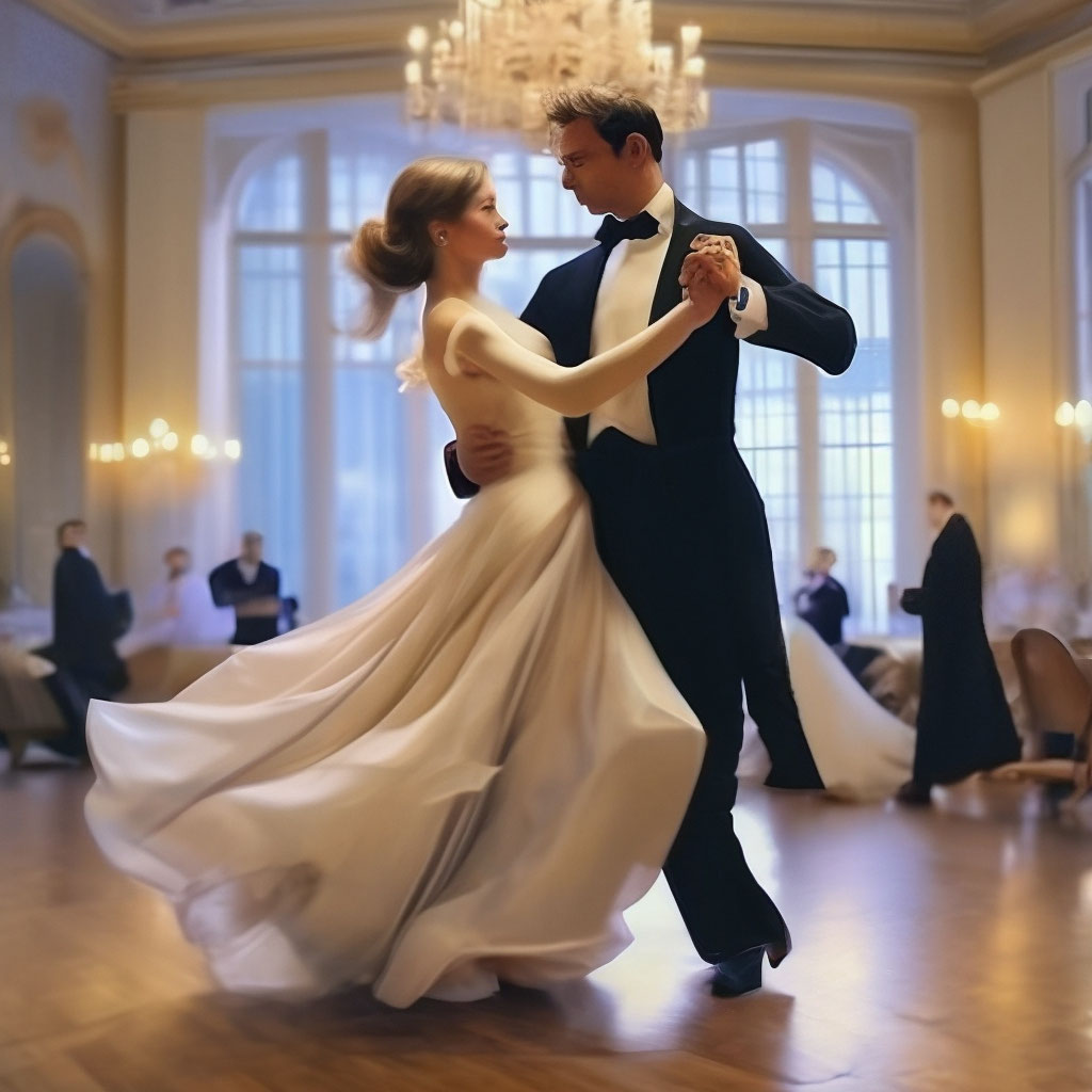 "Waltz is a gentle, smooth and airy dance. At many balls of the past ...