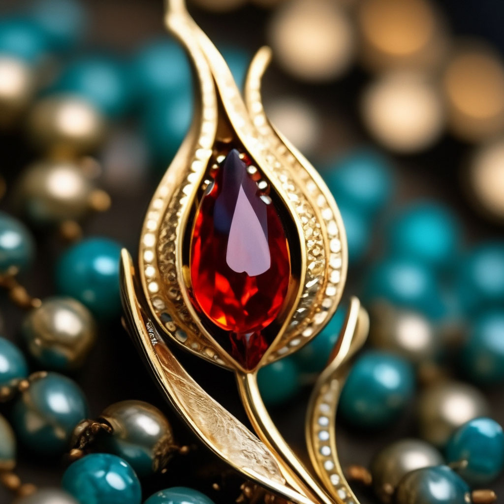 "Very beautiful brooch in the form of a symbol of the ruling Ottoman ...