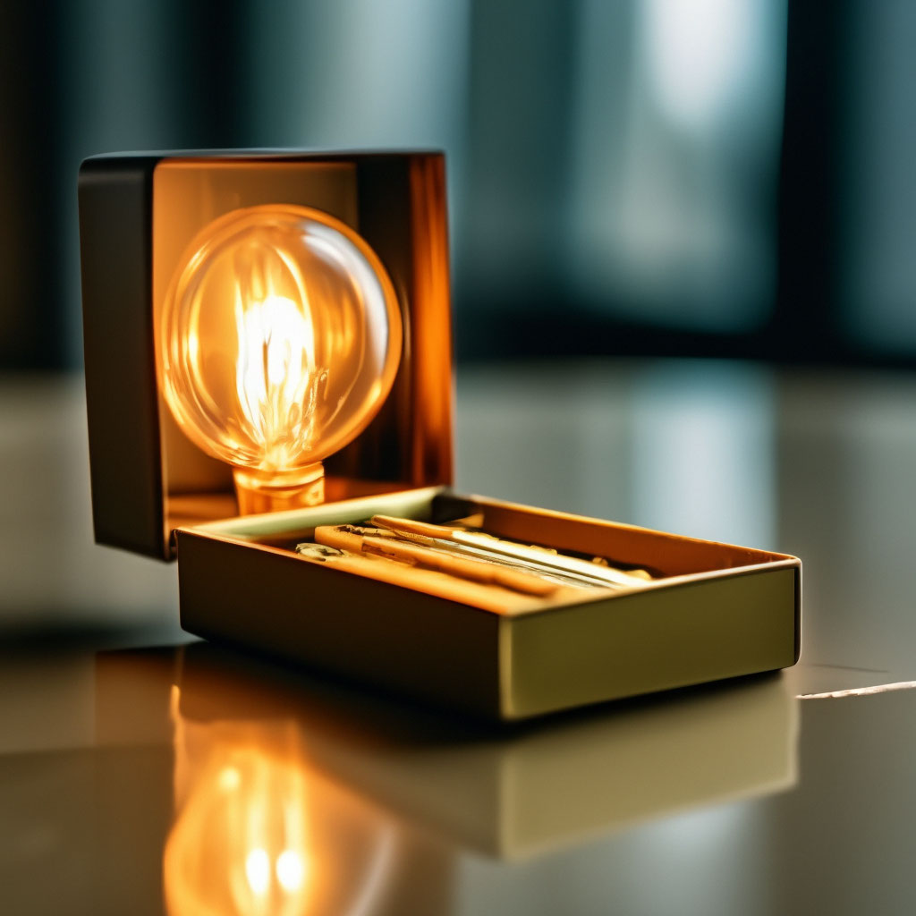 "Electric light, continues our day the matchbox is empty ...