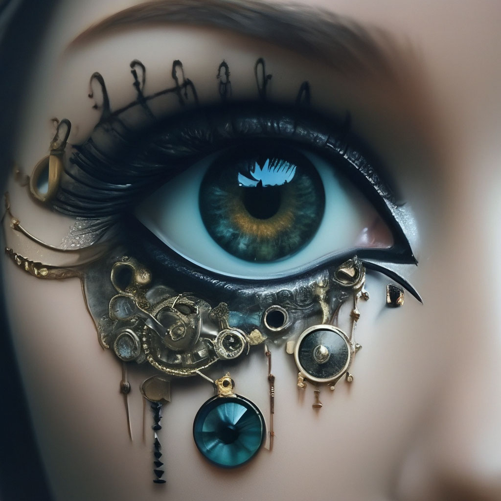 "I want 1000 likes very beautiful eye, high detail, high quality ...